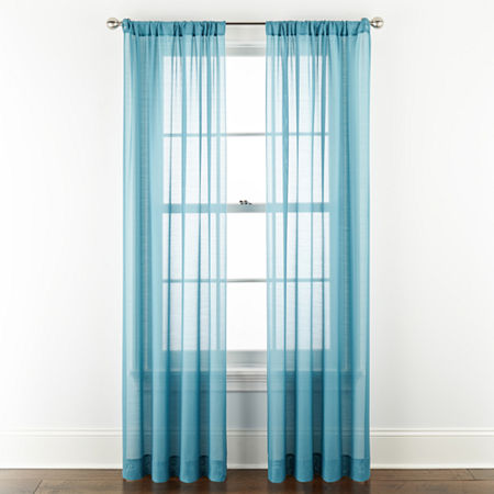 Click here for Home Expressions Remy Solid Rod Pocket Sheer Singl... prices