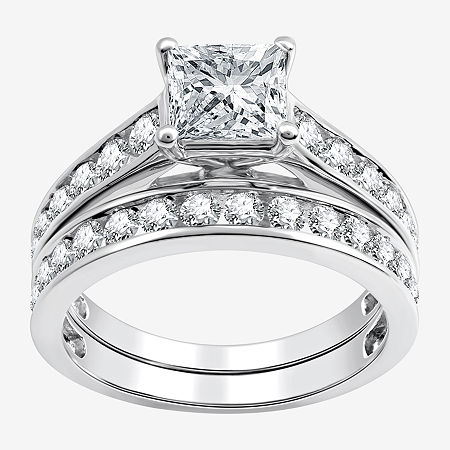 Click here for (G-H / Si2-I1) Womens 2 1/2 CT. T.W. Lab Grown Whi... prices