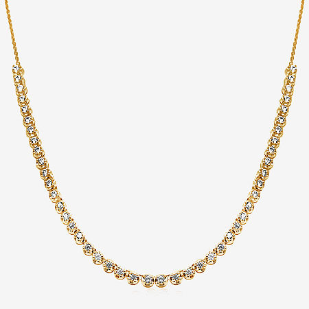 Click here for (H-I / I1) Womens White Diamond 10K Gold 12 Inch T... prices