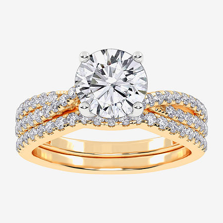 Click here for (H-I / Si2-I1) Womens 1 1/2 CT. T.W. Lab Grown Whi... prices