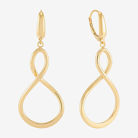 Click here for Mia Oro Womens 14K Gold Round Drop Earrings  One S... prices