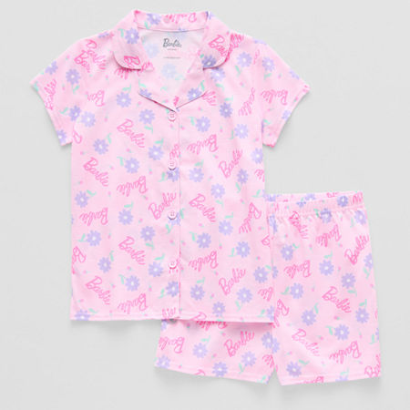 Click here for Little & Big Kid Girls Barbie V-Neck Short Sleeve... prices