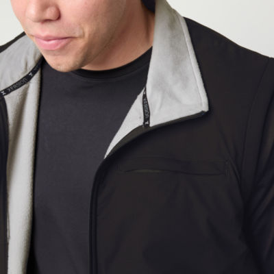 Xersion Big and Tall Mens Fleece Vest, Color: Black Gray - JCPenney