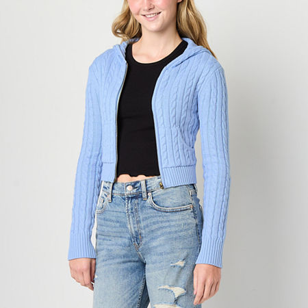 Click here for Arizona Womens Long Sleeve Zipper Juniors Cardigan... prices