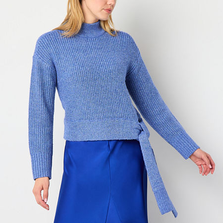 Click here for Worthington Womens Mock Neck Long Sleeve Pullover... prices