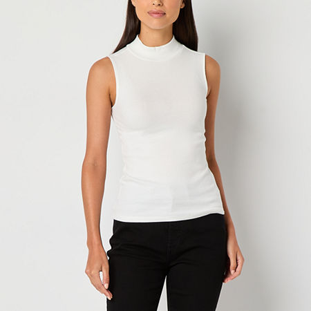 Click here for a.n.a Womens Mock Neck Sleeveless Tank Top  Petite... prices