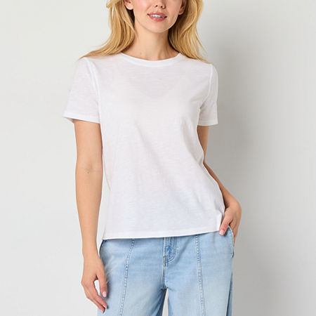 Click here for a.n.a Womens Crew Neck Short Sleeve Adaptive T-Shi... prices