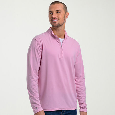 Click here for Antigua Mens Mock Neck Long Sleeve Active Quarter-... prices