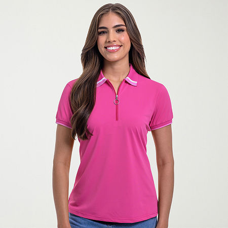Click here for Antigua Fall 2025 Womens Polo Shirt  Medium  Pink prices