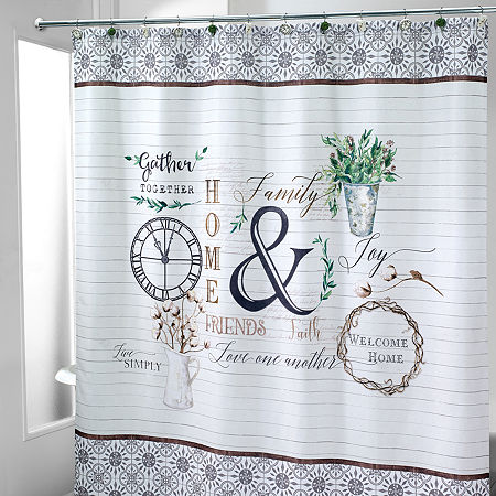 Click here for Avanti Modern Farmhouse Printed Shower Curtain  72... prices