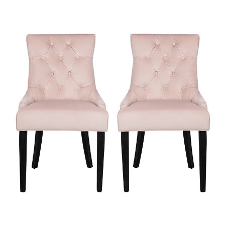 Click here for Harlow Dining Side Chair-Set of 2  One Size  Pink prices