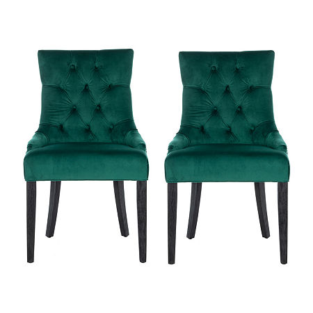 Click here for Harlow Dining Side Chair-Set of 2  One Size  Green prices