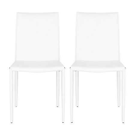 Click here for Karna Dining Chair-Set of 2  One Size  White prices