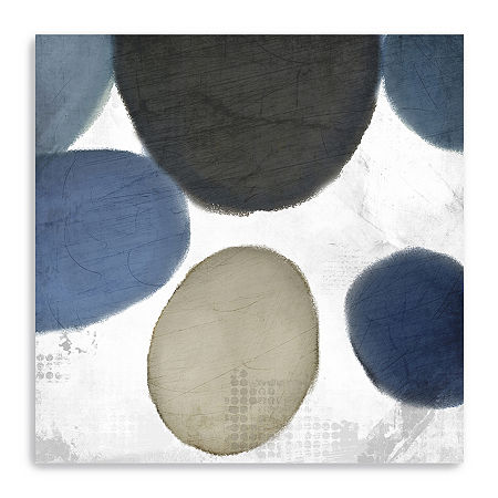 Click here for Lumaprints Geo Round 2 Canvas Art  One Size  Blue prices