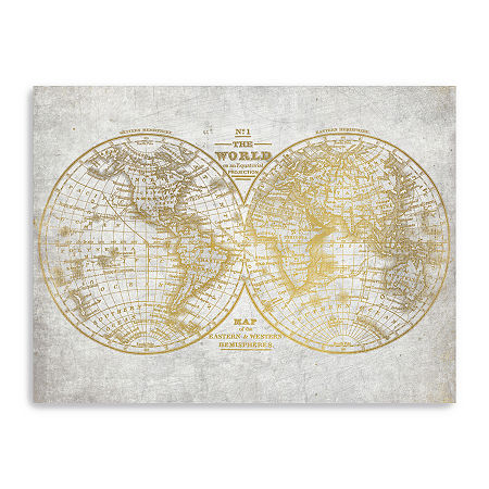 Click here for Lumaprints No. 1 World Map Canvas Art  One Size  Y... prices