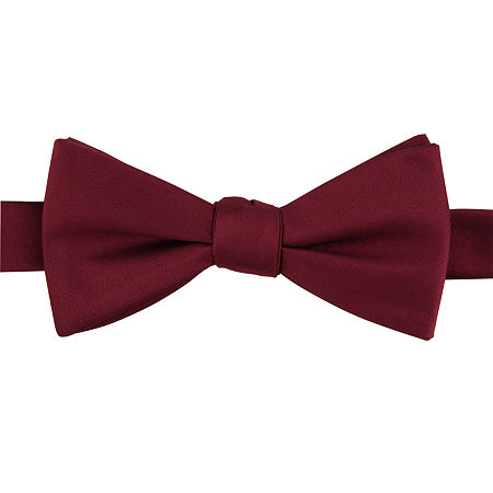 Click here for Stafford Sateen Solid Pre-Tied Bow Tie  One Size F... prices
