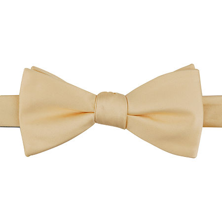 Click here for Stafford Sateen Solid Pre-Tied Bow Tie  One Size F... prices