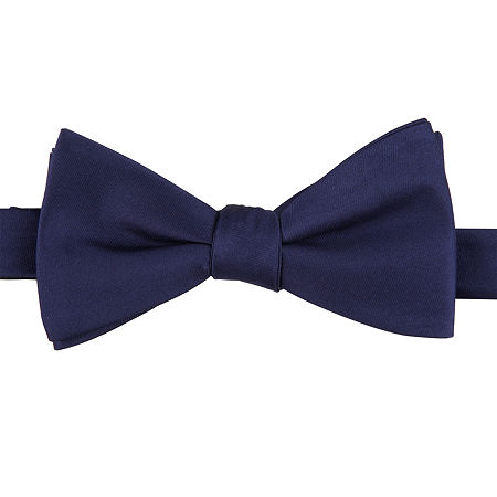 Click here for Stafford Sateen Solid Pre-Tied Bow Tie  One Size F... prices