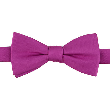 Click here for Stafford Sateen Solid Pre-Tied Bow Tie  One Size F... prices