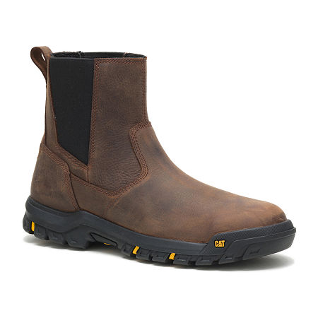 Click here for CAT Mens Wheelbase Slip Resistant Work Boots  8 Me... prices