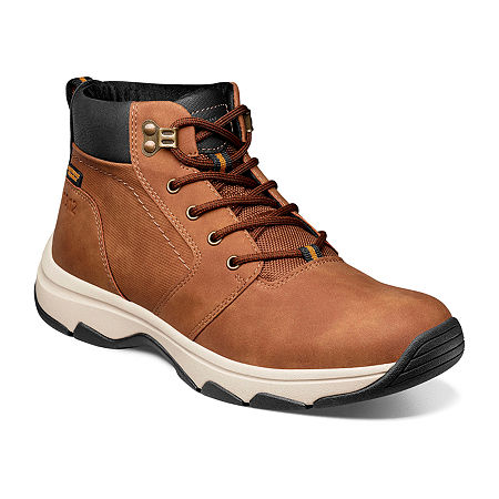 Click here for Nunn Bush Mens Excavate Plain Flat Heel Lace Up Bo... prices