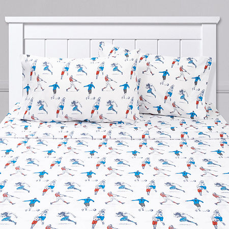 Sweet Home Collection Kids Fun & Colorful Sports Sheet Set