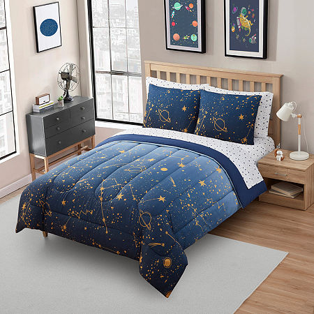 Click here for Sweet Home Collection Kids Galaxy 7pc. Bed in a Ba... prices
