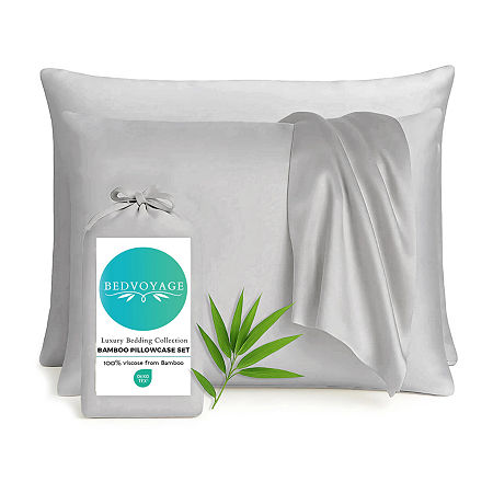 Click here for BedVoyage 300tc Rayon from Bamboo Pillowcases  One... prices