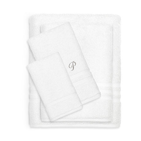 Linum Home Turkish Cotton Personalized Denzi 4-Pc. Bath Towel Set - P