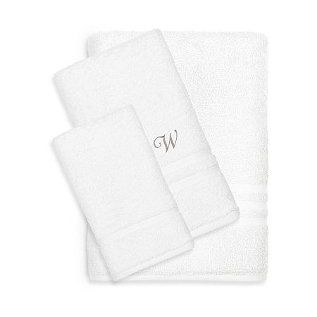 Linum Home Turkish Cotton Personalized Denzi 3-Pc. Bath Towel Set - W