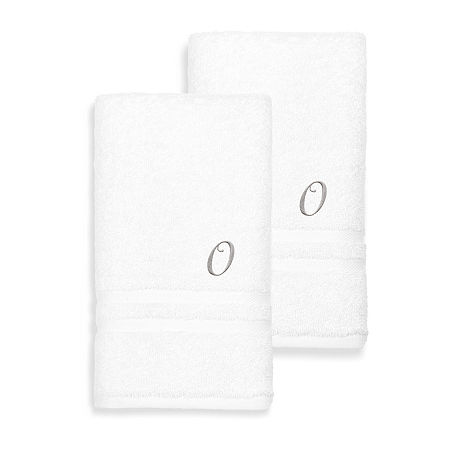 Linum Home Turkish Cotton Personalized Denzi Hand Towel Set  30 x 16 - O