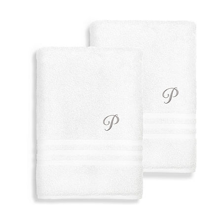 Linum Home Turkish Cotton Personalized Denzi Bath Towel Set  54 x 27 - P
