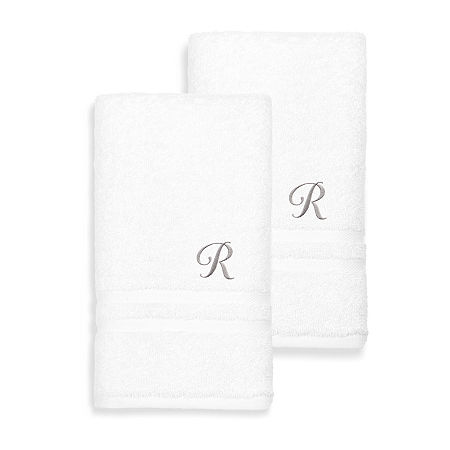 Linum Home Turkish Cotton Personalized Denzi Hand Towel Set  30 x 16 - R