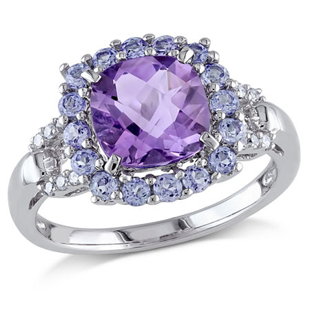 Click here for Genuine Amethyst & Tanzanite Ring  5  Amethyst prices