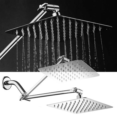 Click here for HotelSpa Mega-Size 8 Square Rainfall Showerhead  O... prices