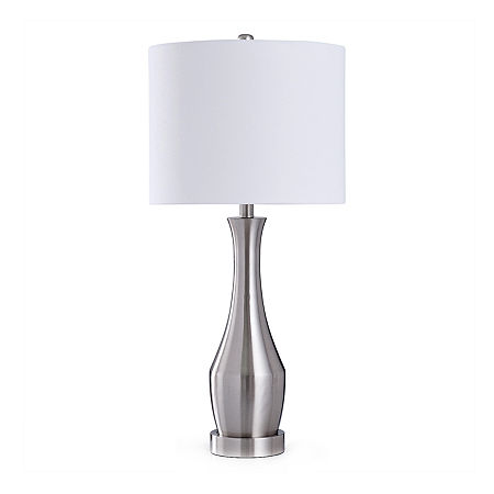 Click here for Stylecraft Brushed Steel Table Lamp  One Size  Sil... prices