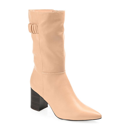 Click here for Journee Collection Womens Jc Wilo Stacked Heel Rid... prices