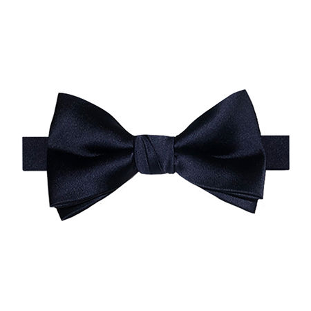 Click here for J. Ferrar Solid Pre-Tied Bow Tie  One Size  Blue prices