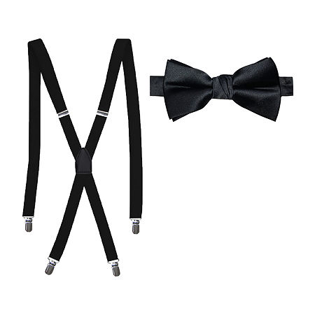 Click here for J. Ferrar Bow Tie Set  One Size  Black prices