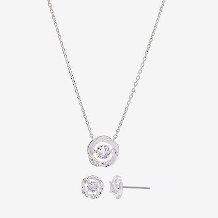 Click here for Sparkle Allure Womens Cubic Zirconia Pure Silver O... prices