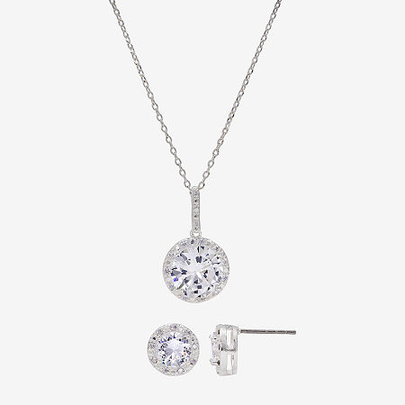 Click here for Sparkle Allure Womens Cubic Zirconia Pure Silver O... prices