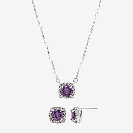 Click here for Sparkle Allure Womens Purple Cubic Zirconia Pure S... prices