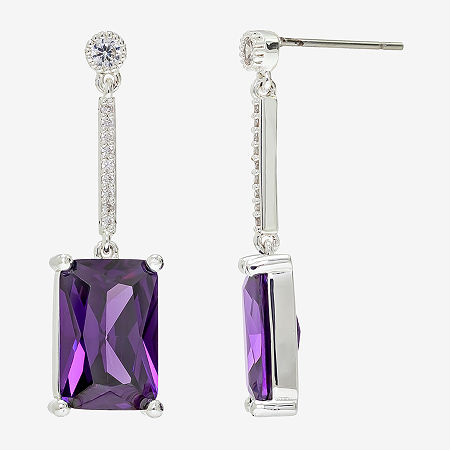 Click here for Sparkle Allure Womens Purple Cubic Zirconia Pure S... prices