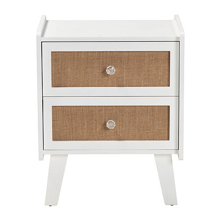 Click here for Balta 2-Drawer Nightstand  One Size  White prices