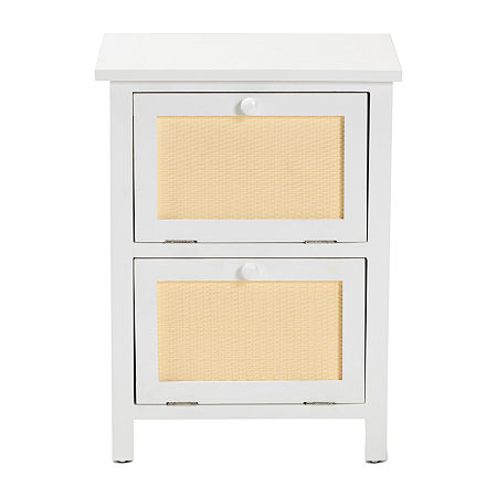 Click here for Sariah 2-Drawer Nightstand  One Size  Beige prices