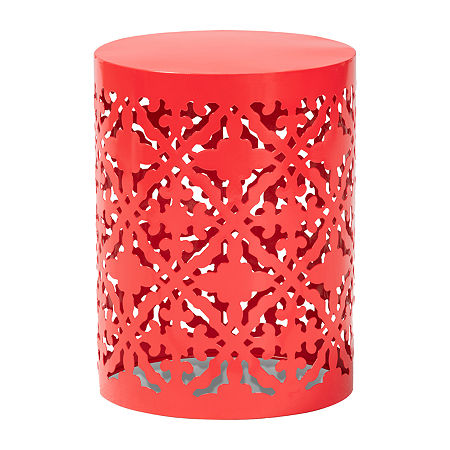 Click here for Jamila Metal Side Table  One Size  Red prices