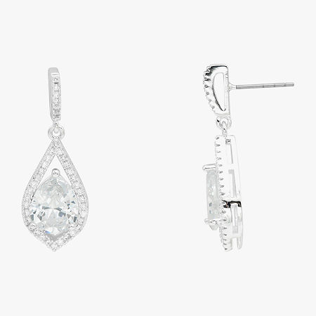 Click here for Sparkle Allure Halo Womens Cubic Zirconia Pure Sil... prices