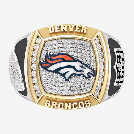 Click here for True Fans Fine Jewelry Denver Broncos Mens 1/2 CT.... prices