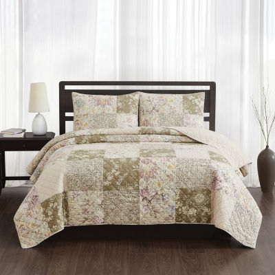 Brooklyn Loom Colleen Quilt, Color: Beige - JCPenney