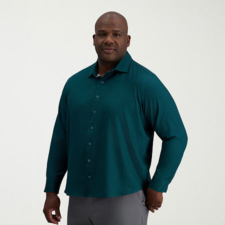 Click here for Haggar Mens Long Sleeve Regular Fit Big and Tall B... prices
